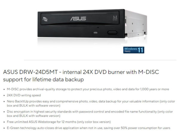 Asus 5.25" DVDRW Drive - OEM - The Computer Guy Charmhaven